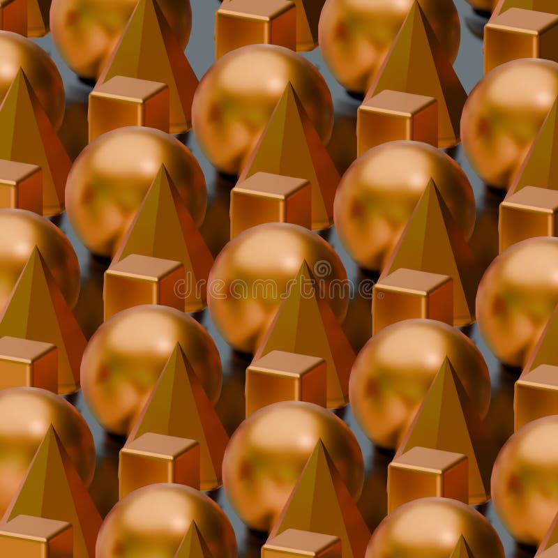 Golden Sphere Abstract Background Shiny Metallic Balls Texture Luxury ...