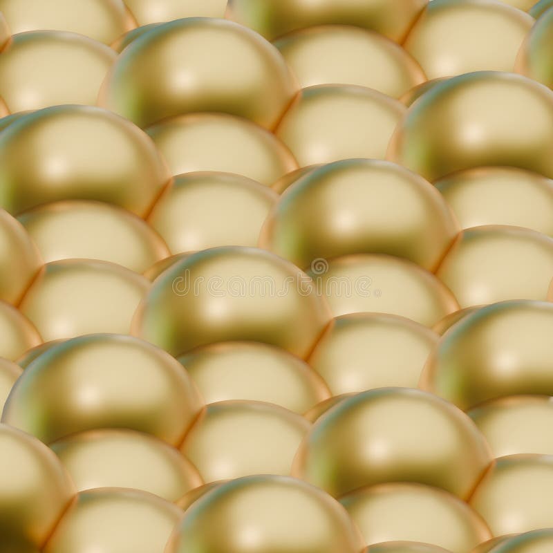 Golden Sphere Abstract Background Shiny Metallic Balls Texture Luxury ...
