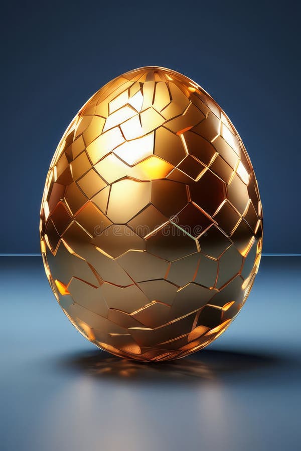 Golden Sphere on a Black Background Stock Illustration - Illustration ...