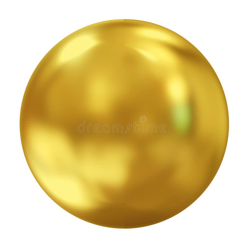 Golden Sphere Earth Planet Globe Stock Illustration - Illustration of ...