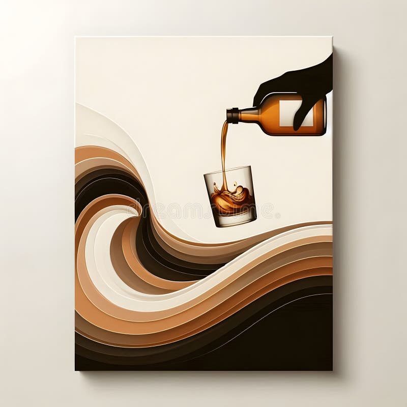 Golden Spirit Pour with Premium Motion and Sophisticated Flow Design ...