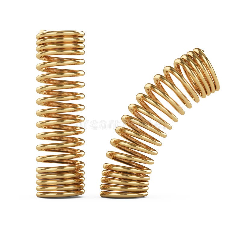 Metal spring stock illustration. Illustration of silver - 15234681