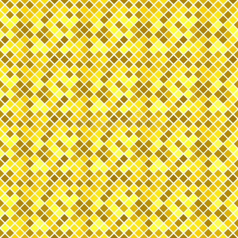 Seamless Golden Geometrical Abstract Square Pattern Background Stock ...