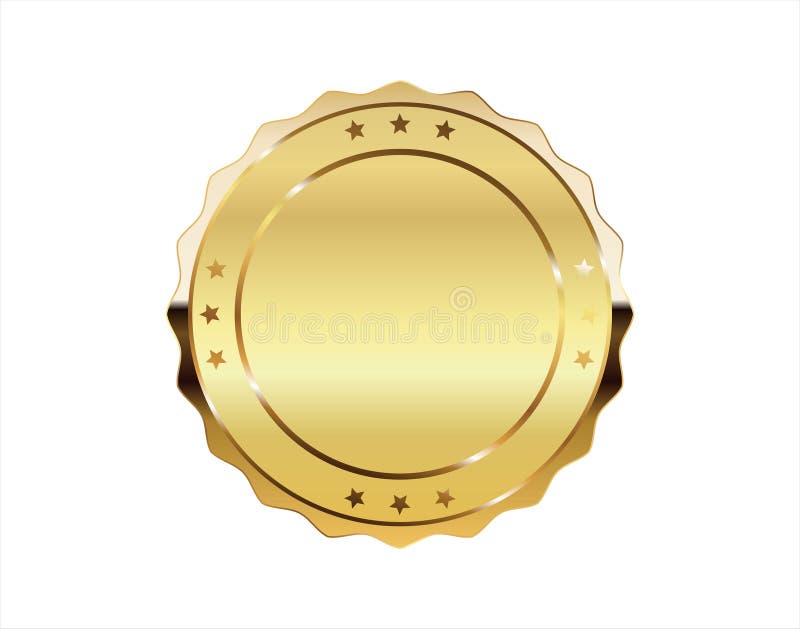 Golden Luxury Labels and Badges Gold Premium Quality Certificate ...