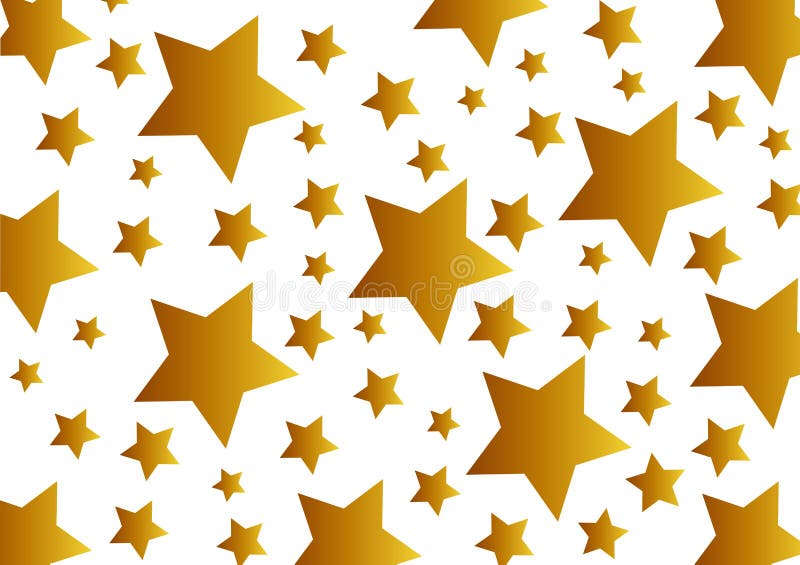 Golden Star Background with Abstract Theme Stock Vector - Illustration ...
