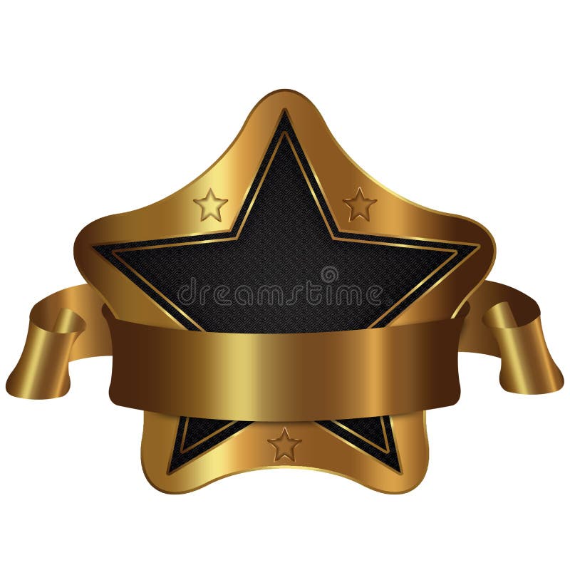 Golden star collection stock illustration. Illustration of ancient ...