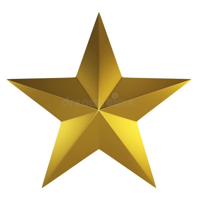 Gold star stock illustration. Illustration of xmas, object - 21605452
