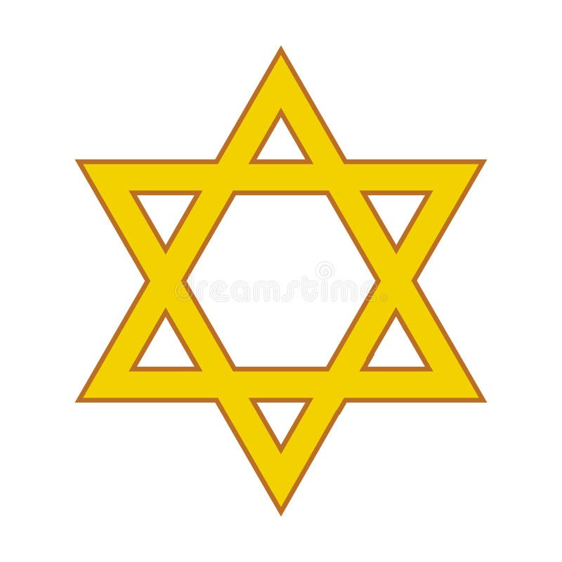 Star of David, Religious Symbol. Vector Illustration Stock Illustration ...