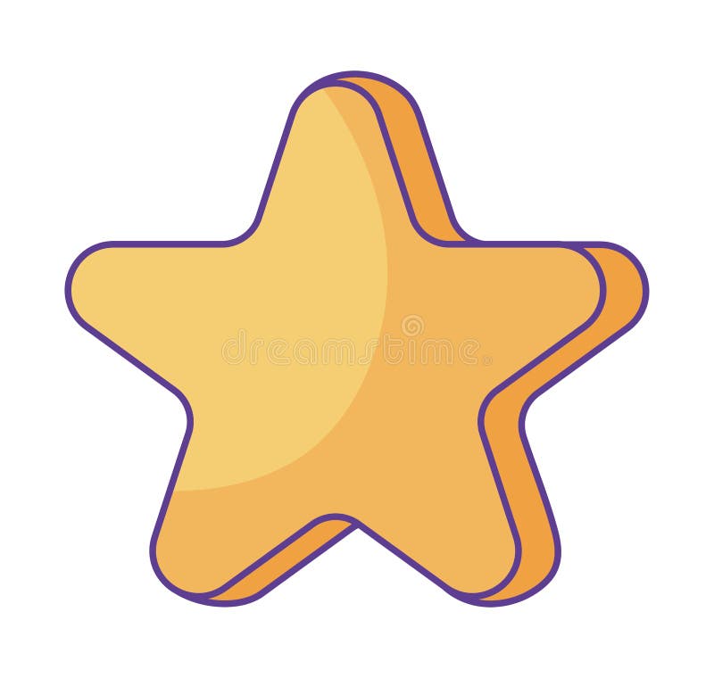 Golden star patch stock vector. Illustration of golden - 231082201
