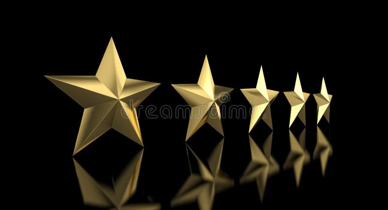 Star quality rating stock illustration. Illustration of stars - 14900651
