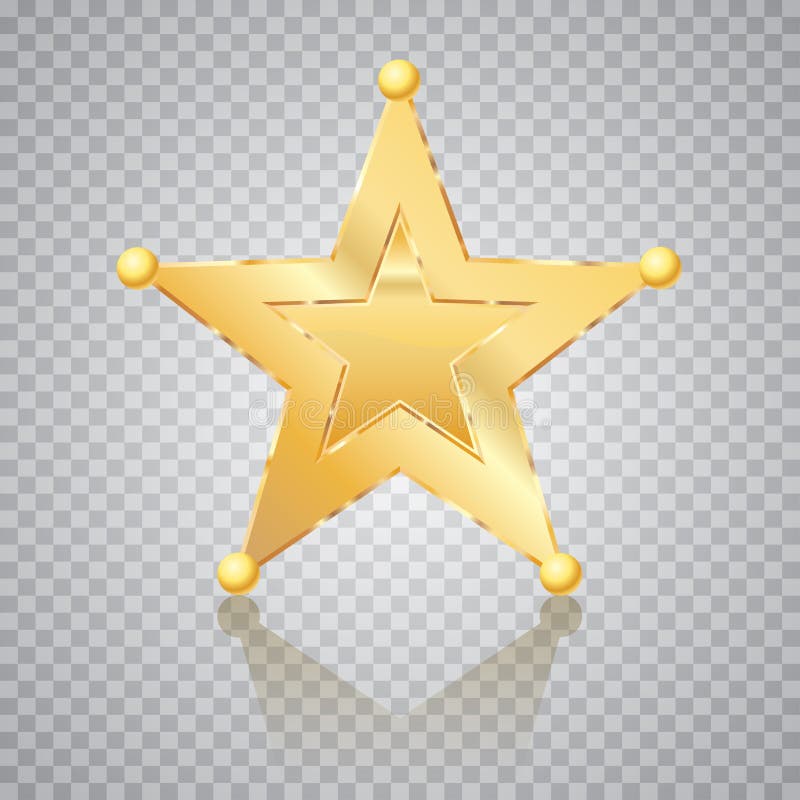 Sphere gold five stars stock vector. Illustration of medal - 106950907