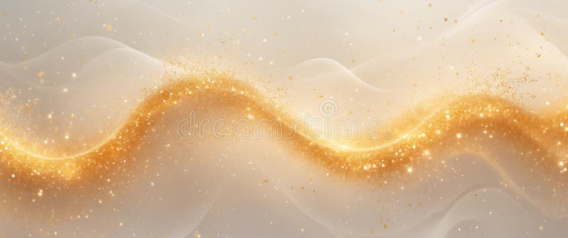 Golden Stardust Flow Glitter Abstract Background. Stock Image - Image ...