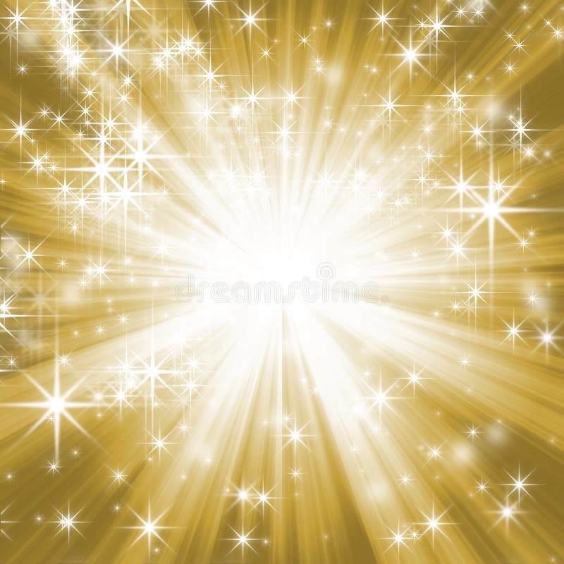 Golden starry background stock illustration. Illustration of shine ...