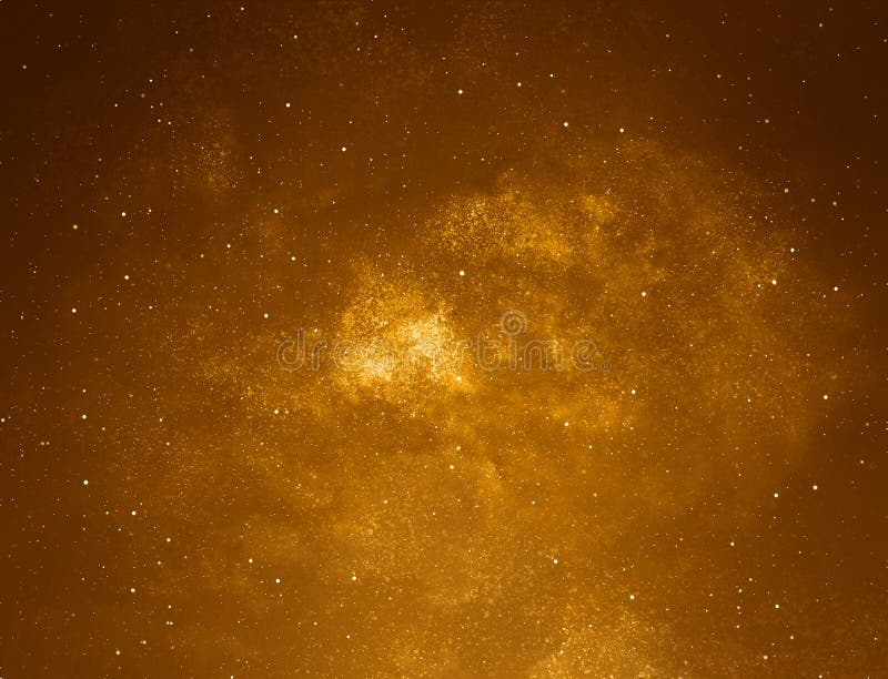 Golden Starry Glitter Background Stock Photo - Image of golden ...