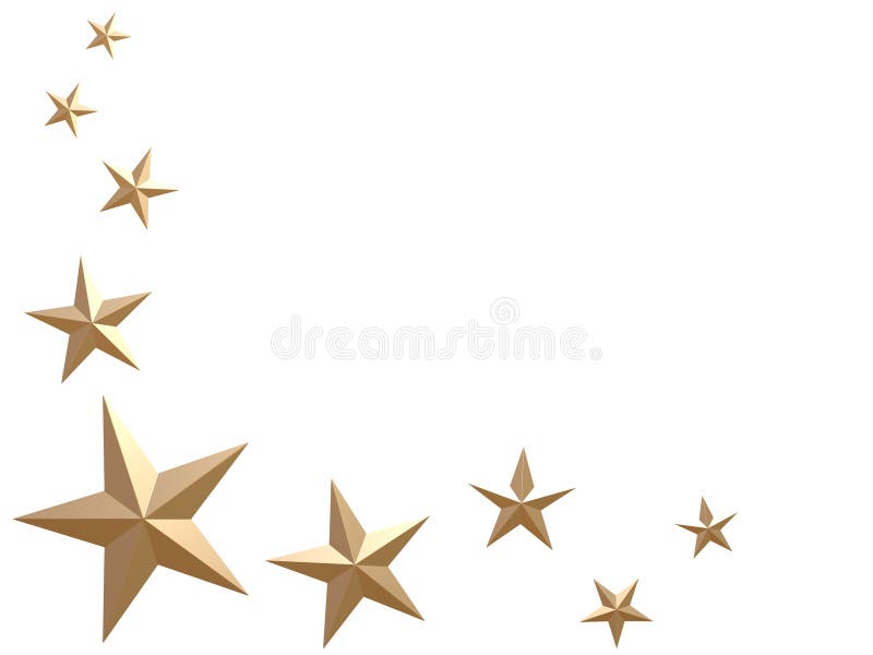 Gold Fading Stars Background Stock Illustration - Illustration of ...
