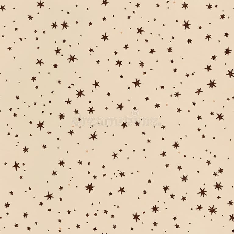 Golden Stars Scatter Seamless Pattern Background Stock Photo - Image of ...