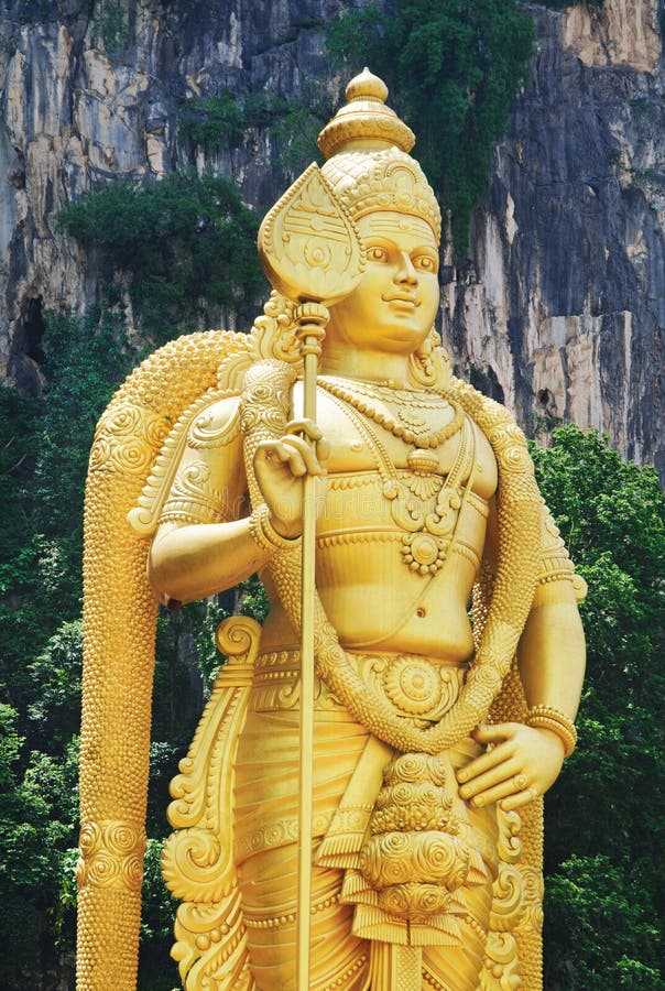 Golden Statue in Kuala Lumpur Stock Photo - Image of culture ...
