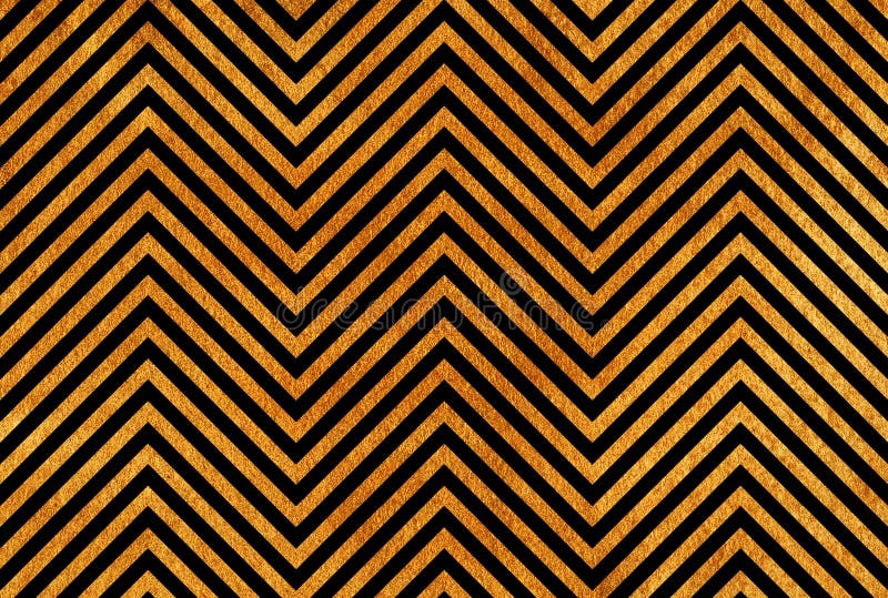 Golden Stripes Background, Chevron. Stock Illustration - Illustration ...