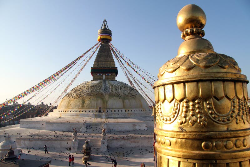 Golden stupa stock image. Image of buddhism, idyllic - 36478035