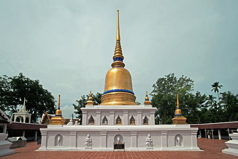 Golden stupa stock photo. Image of traditional, temple - 75437388