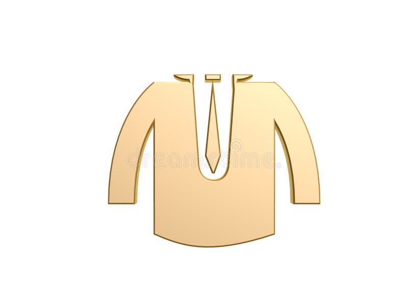 Golden suit stock illustration. Illustration of wear - 34463616
