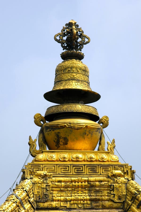 Golden Summit stock image. Image of heritage, chengde - 20521373