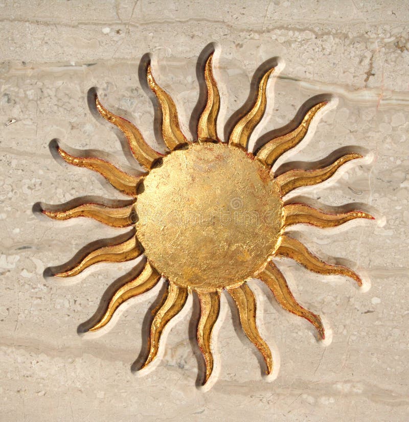 Blazing Sun Vector Illustration Stock Vector - Illustration of yellow ...