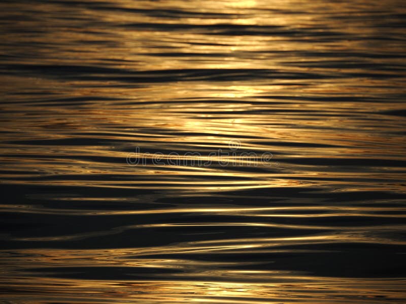 Golden Sun Rays Reflection on the Sea at Sunset Stock Photo - Image of ...