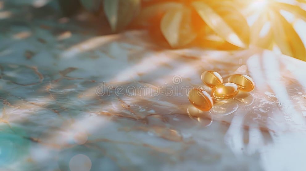 Golden Sunlight on Texture Surface Stock Illustration - Illustration of ...
