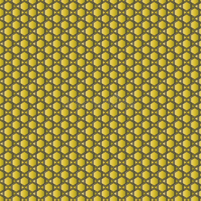 Golden Sunny Honeycomb Pattern Stock Illustrations – 161 Golden Sunny ...