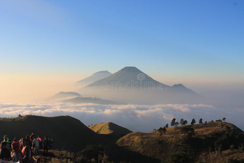 Golden Sunrise at Dieng Indonesia Editorial Photography - Image of ...