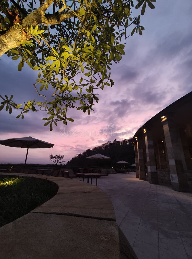 Golden Sunrise from Java Indonesia Stock Photo - Image of java ...