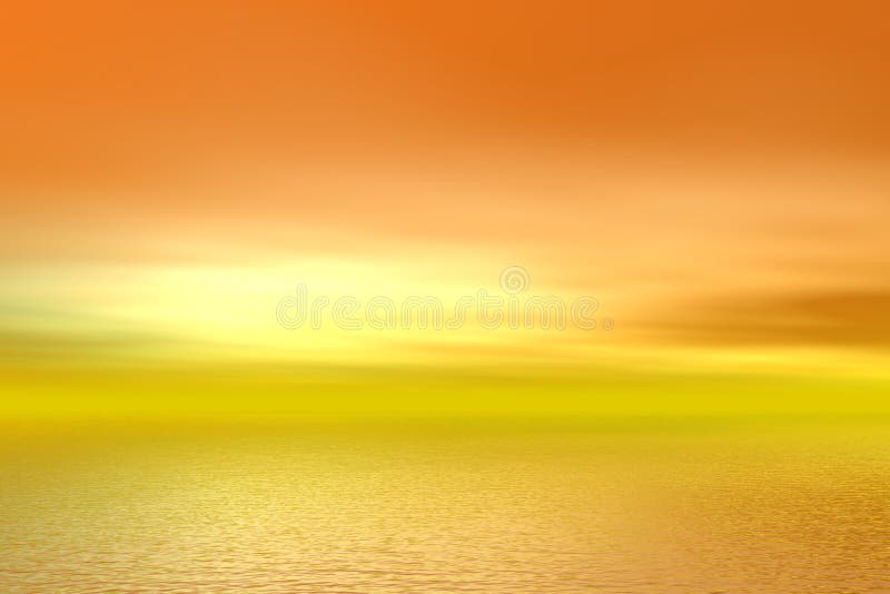 Golden Sunset Abstract Shapes Blurs Colors Background Stock ...