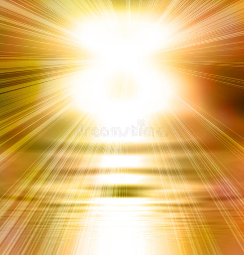 Golden Sun Rays Sea Sunset Stock Illustrations – 6,096 Golden Sun Rays ...