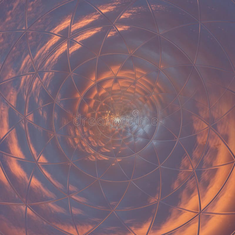 Golden Sunset Abstract Shapes Blurs Colors Background Stock ...