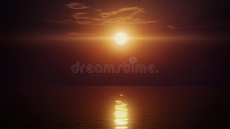 Sunset in the Bay - Loop Sea Ocean Landscape Motion Background Stock ...