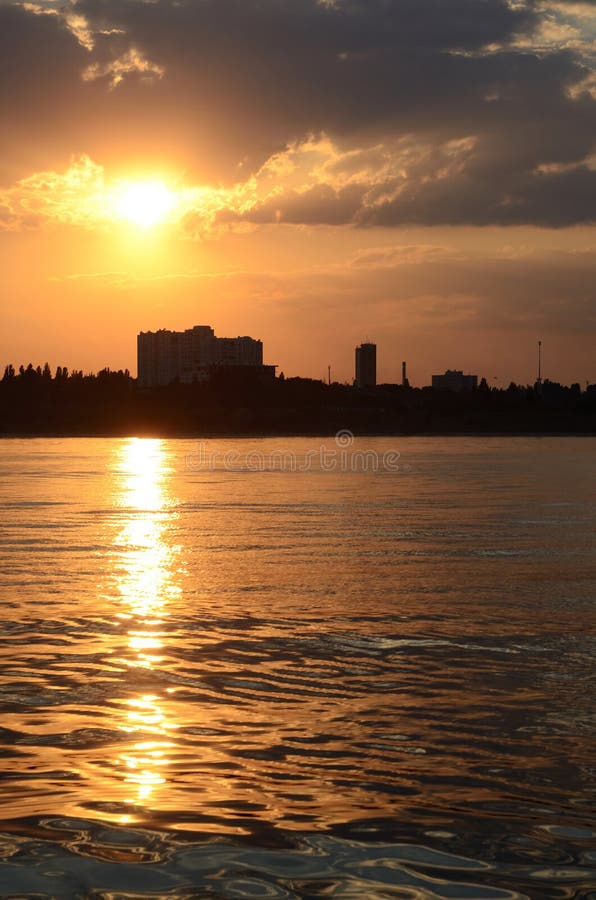 Golden Sunset at Odessa Harbour,Ukraine Stock Photo - Image of golden ...