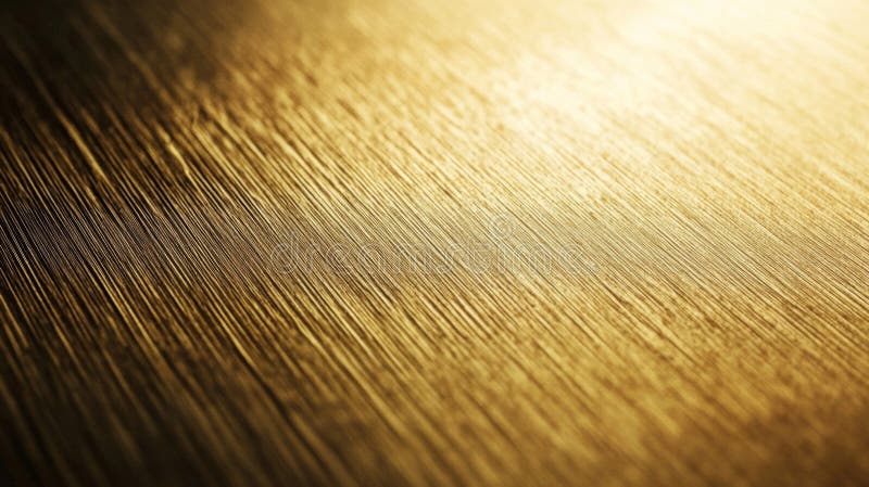 Golden Surface with Fine Parallel Lines and Soft Lighting Stock ...