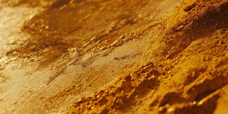 Golden Surface Reflects Light with Textural Detail and Warmth Theme Stock Photo - Image of ...