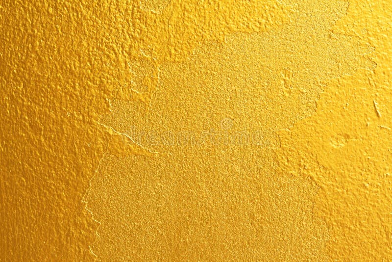 Golden Wall Cement Texture Background Stock Photo - Image of gold ...