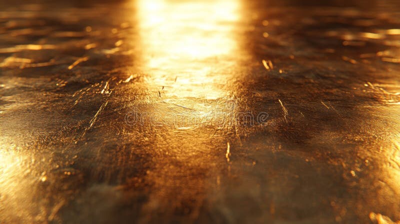 Golden Surface Texture Illuminated by Light Stock Illustration ...