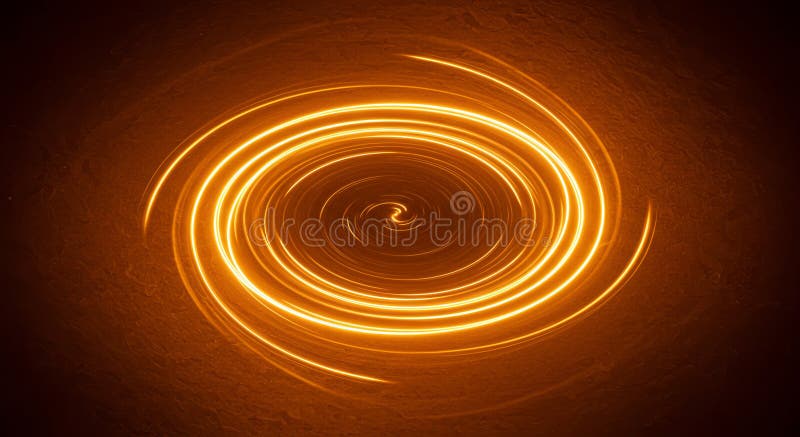 Golden Swirl Light Abstract Energy Vortex Radiant Spiral Patterns Stock ...