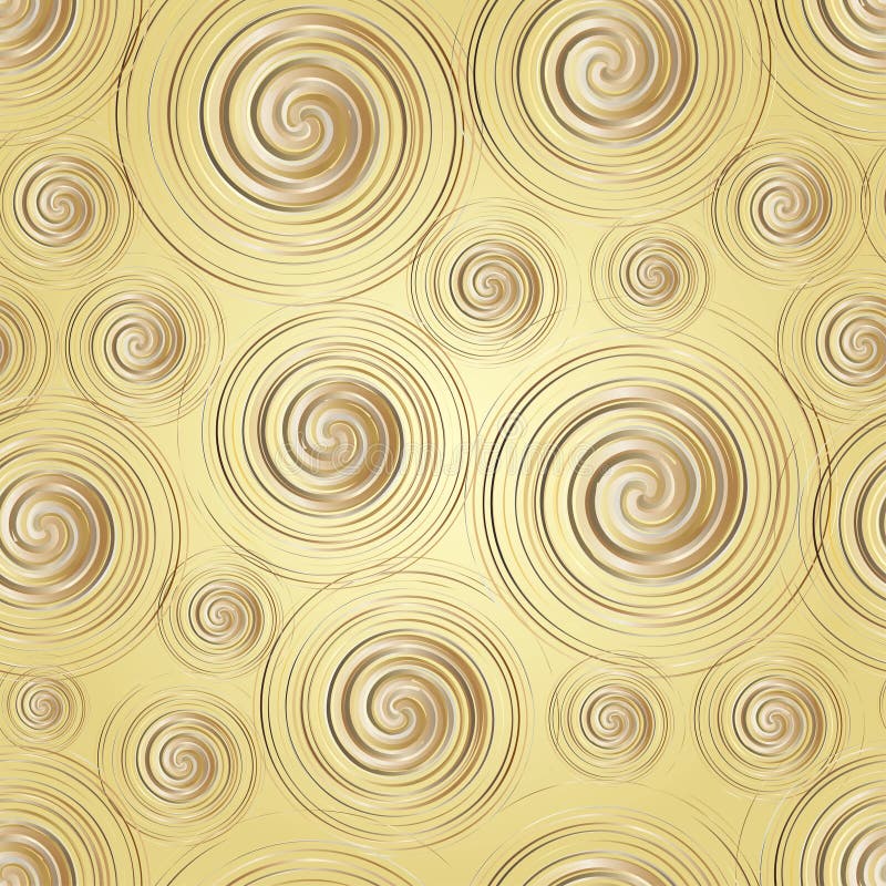 Golden swirl pattern stock vector. Illustration of image - 2681330