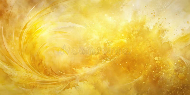 Golden Swirls and Radiant Hues an Abstract Textural Background ...