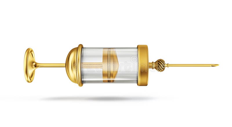 Syringe stock illustration. Illustration of treatment - 266116604
