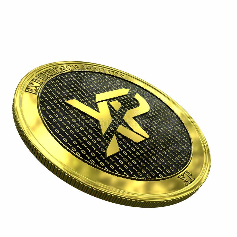 Golden T Cryptocurrency Coin. Stock Illustration - Illustration of ...