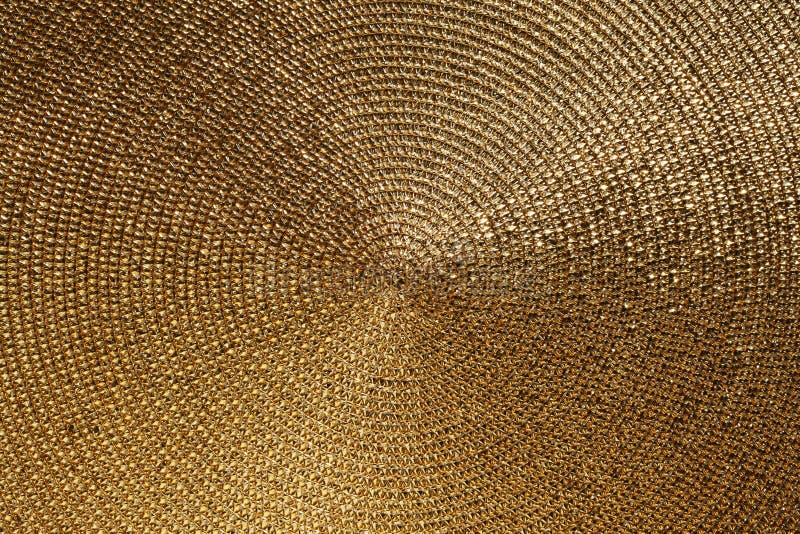Golden table mat. stock image. Image of decoration, gold - 8676231