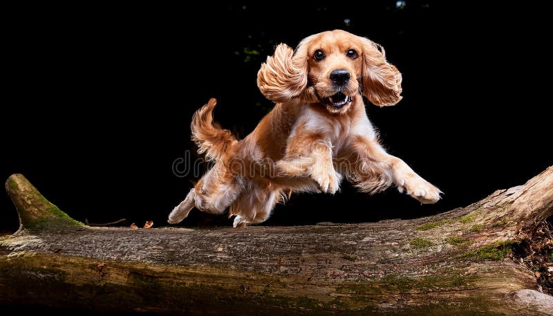 Working Cocker Spaniel Stock Illustrations – 295 Working Cocker Spaniel ...