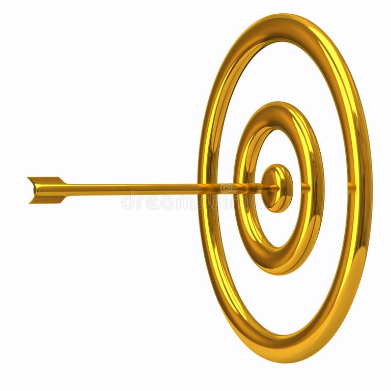 Icon Target Golden Arrow Stock Illustrations – 1,483 Icon Target Golden ...