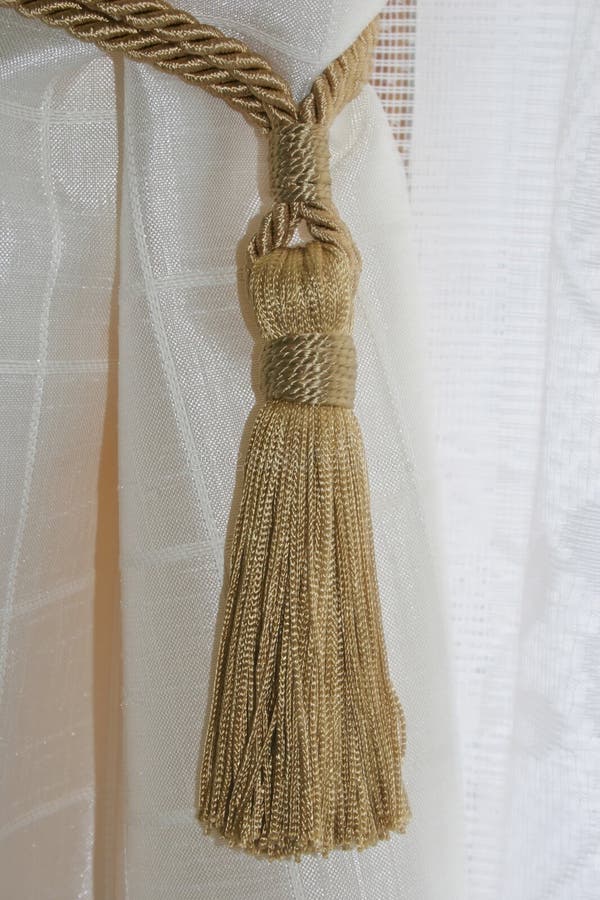 Golden Tassel stock photo. Image of cord, shinny, house - 606162